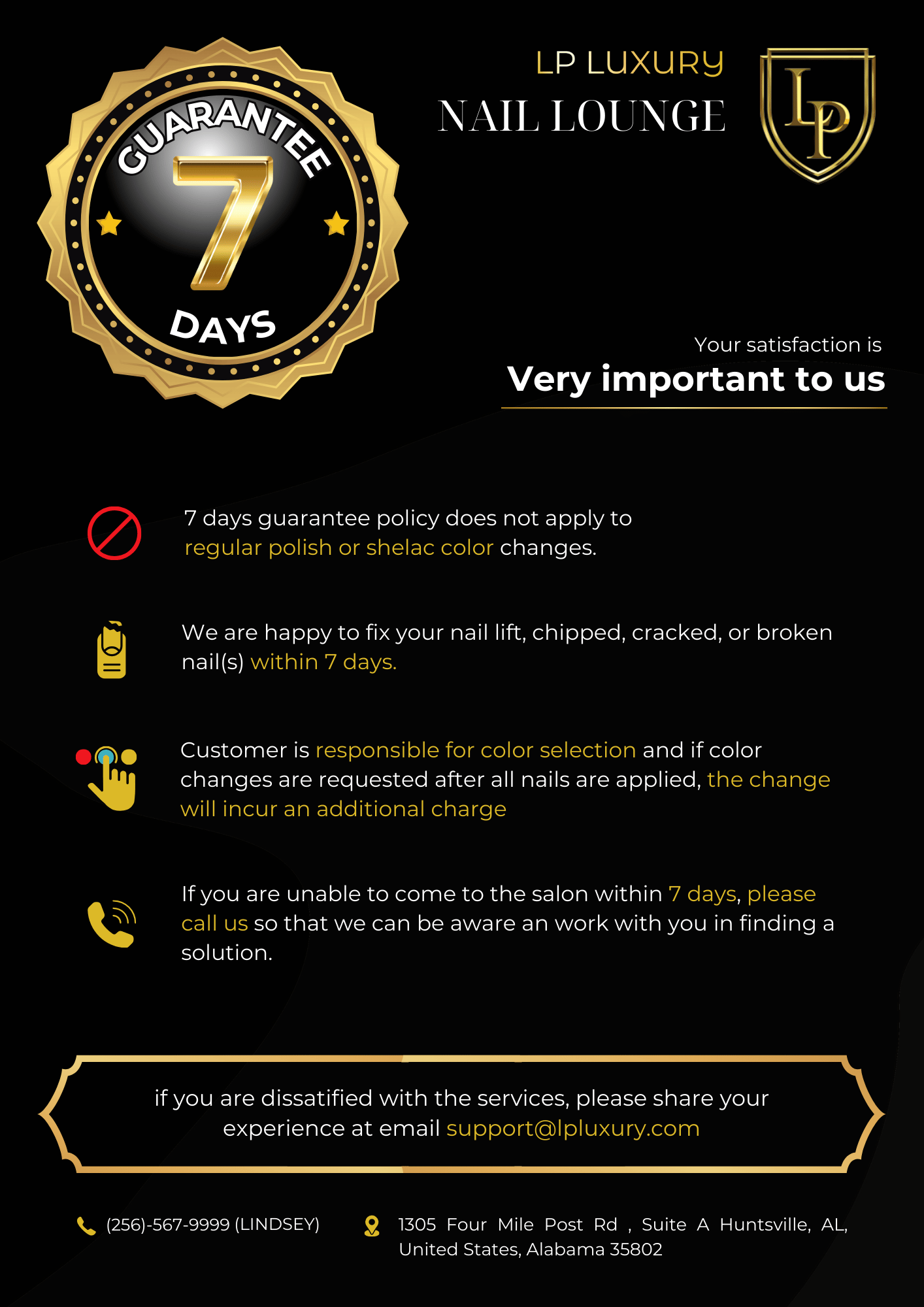 Testimonials | LP Luxury Nail Lounge